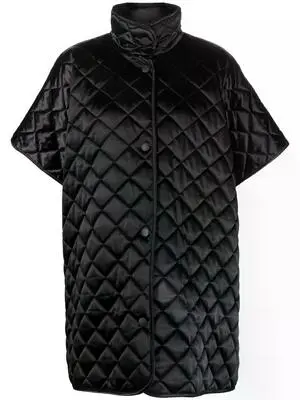 Moschino Quilted Short-sleeve Coat