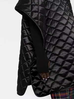 Moschino Quilted Short-sleeve Coat