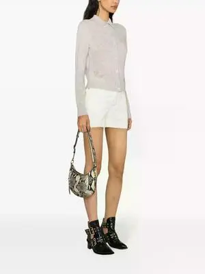 Zadig&Voltaire High-rise Wide Leg Denim Shorts