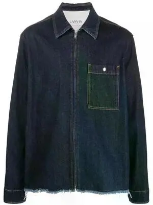 LANVIN Raw-cut Denim Jacket