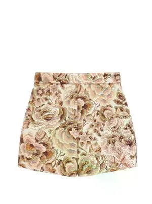 Valentino Garavani Floral Jacquard Shorts - Neutrals