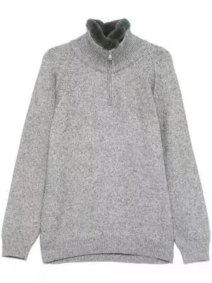 Brioni Detachable-collar Sweater