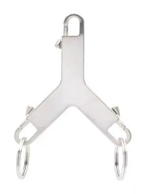 Rick Owens Cerberus Brushed-finish Keychain - Silver