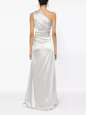 Dolce & Gabbana Off-shoulder Silk Gown