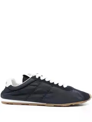 Miu Miu Lace-up Plume Sneakers - Blue