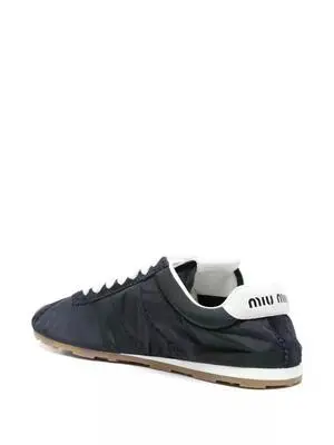 Miu Miu Lace-up Plume Sneakers