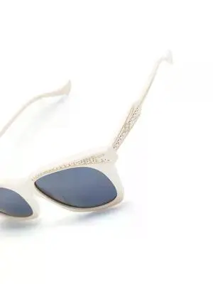 Gucci Crystal-embellished Wayfarer Sunglasses