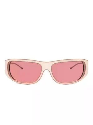 DIESEL® Rectangle Frame Sunglasses - 5129l Pink