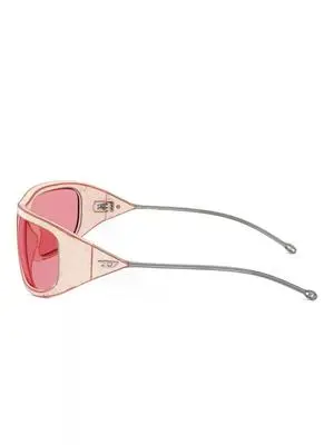 DIESEL® Rectangle Frame Sunglasses