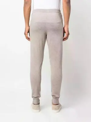 Corneliani Skinny Knitted Track Pants - Neutrals