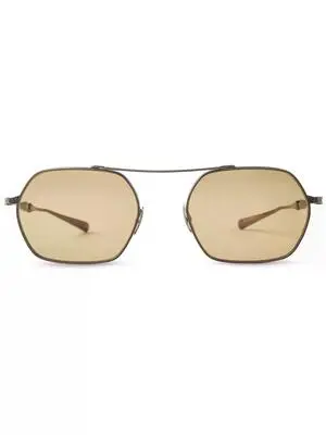 MR. LEIGHT Ryder Geometric-frame Sunglasses - Silver