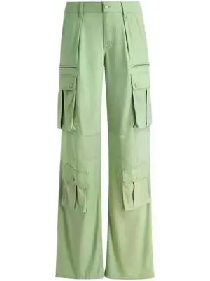 Alice + Olivia Joette Low-rise Cargo Trousers - Green