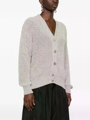 Herno Sequin-embellished V-neck Cardigan