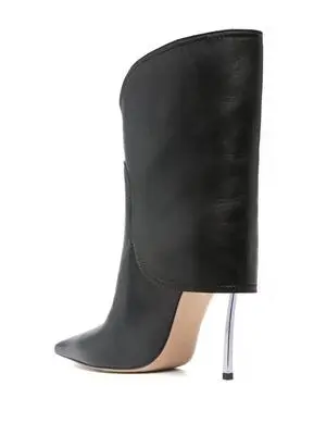 Casadei 100mm Blade Heel Leather Boots