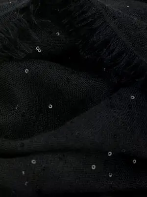 Brunello Cucinelli Sequin Embellished Scarf