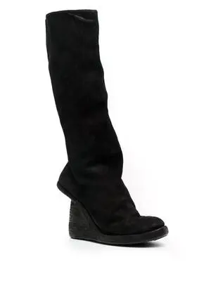 Guidi Asymmetric Heel Knee Boots
