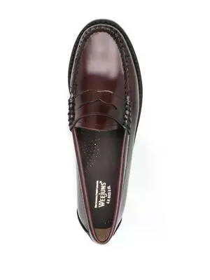 G.H.BASS Weejuns Penny Loafers - Red