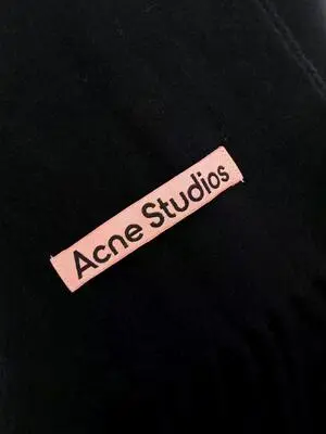 Acne Studios Fringe Wool Scarf – Narrow