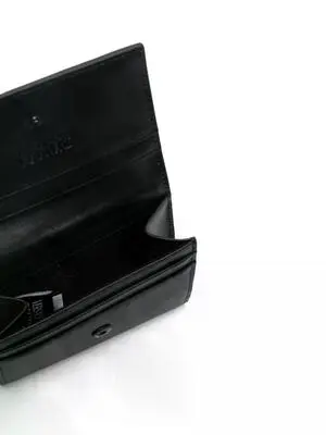 Versace Logo-plaque Leather Wallet