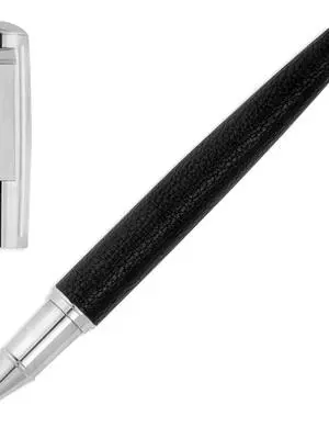 BOSS Iconic Textured Rollerball Pen - Black