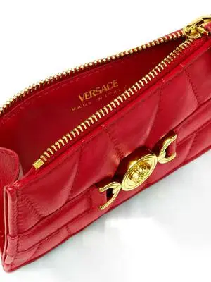 Versace Medusa '95 Quilted Nappa Card Holder