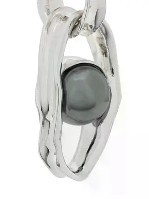 COUP DE COEUR Liquid Pearl Chained Earrings