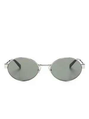 Saint Laurent Saint Laurent Eyewear Round Frame Sunglasses Silver