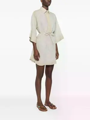 Fabiana Filippi Linen Tunic Shirt Dress