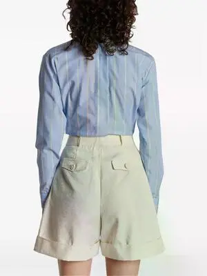 DESTREE Gathered Detail Striped Blouse