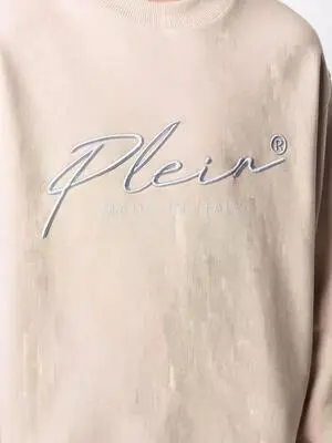 Philipp Plein Embroidered Logo Sweatshirt