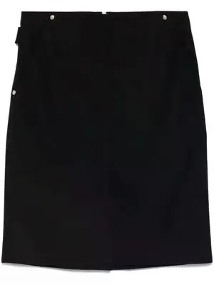 Moschino Rear Slit Mini Skirt - Black
