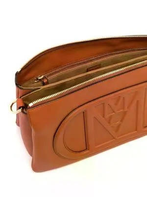 Mcm Small Travia Shoulder Bag - Brown