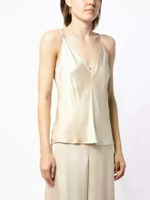 Voz V-neck Silk Camisole Top