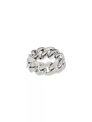 Shay 18k White Gold Pavé Diamond Link Ring