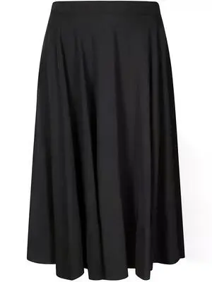 M.S.M. High-waisted Midi Skirt - Black