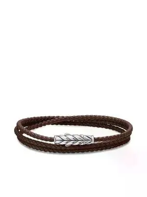 David Yurman Sterling Chevron Triple Bracelet - Silver