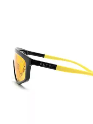 Gucci Shield-frame Sunglasses