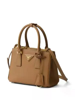 Prada Mini Galleria Tote Bag - Brown