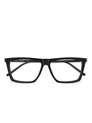 Saint Laurent Rectangle Frame Glasses - Black