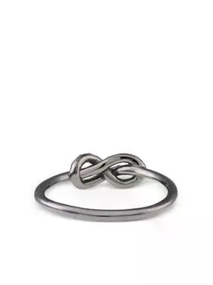 LILY GABRIELLA 18k Gold Forget Me Knot Sapphire Ring