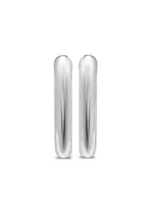 David Yurman Sterling Madison Hoop Earrings - Silver
