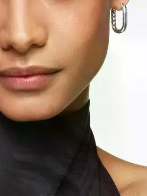 David Yurman Sterling Madison Hoop Earrings