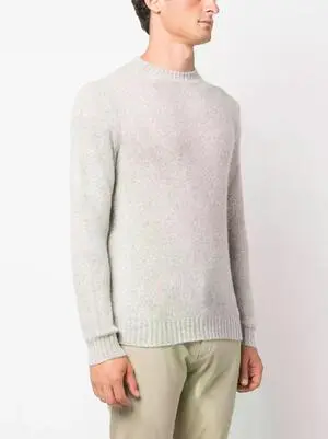 Fedeli Long-sleeve Crew-neck Jumper