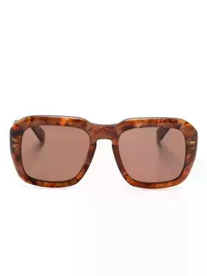 Chloé Square Frame Sunglasses - Brown