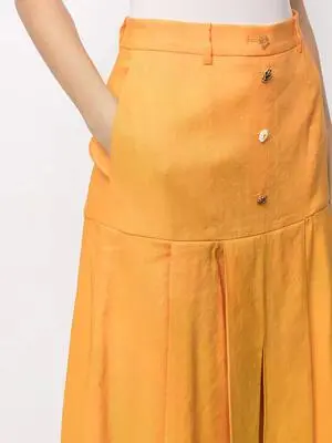 REJINA PYO Button-detail Midi Skirt