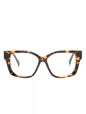Max Mara Square-frame Eyeglasses - Brown