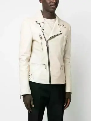 Philipp Plein Gothic Plein Leather Biker Jacket
