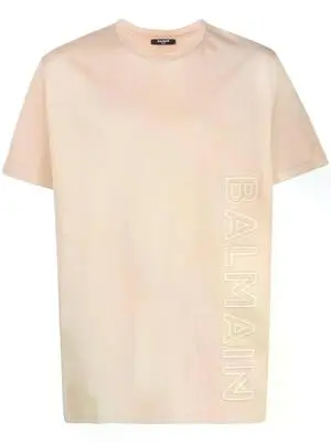Balmain Logo-embossed Cotton T-shirt