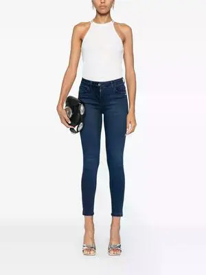 Patrizia Pepe Logo Plaque Skinny Jeans