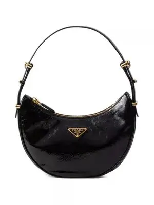Prada Arqué Shoulder Bag Black